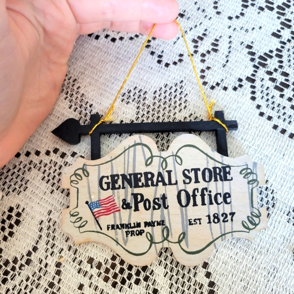 Holiday | Vintage General Store Post Office Sign Christmas Ornament ...
